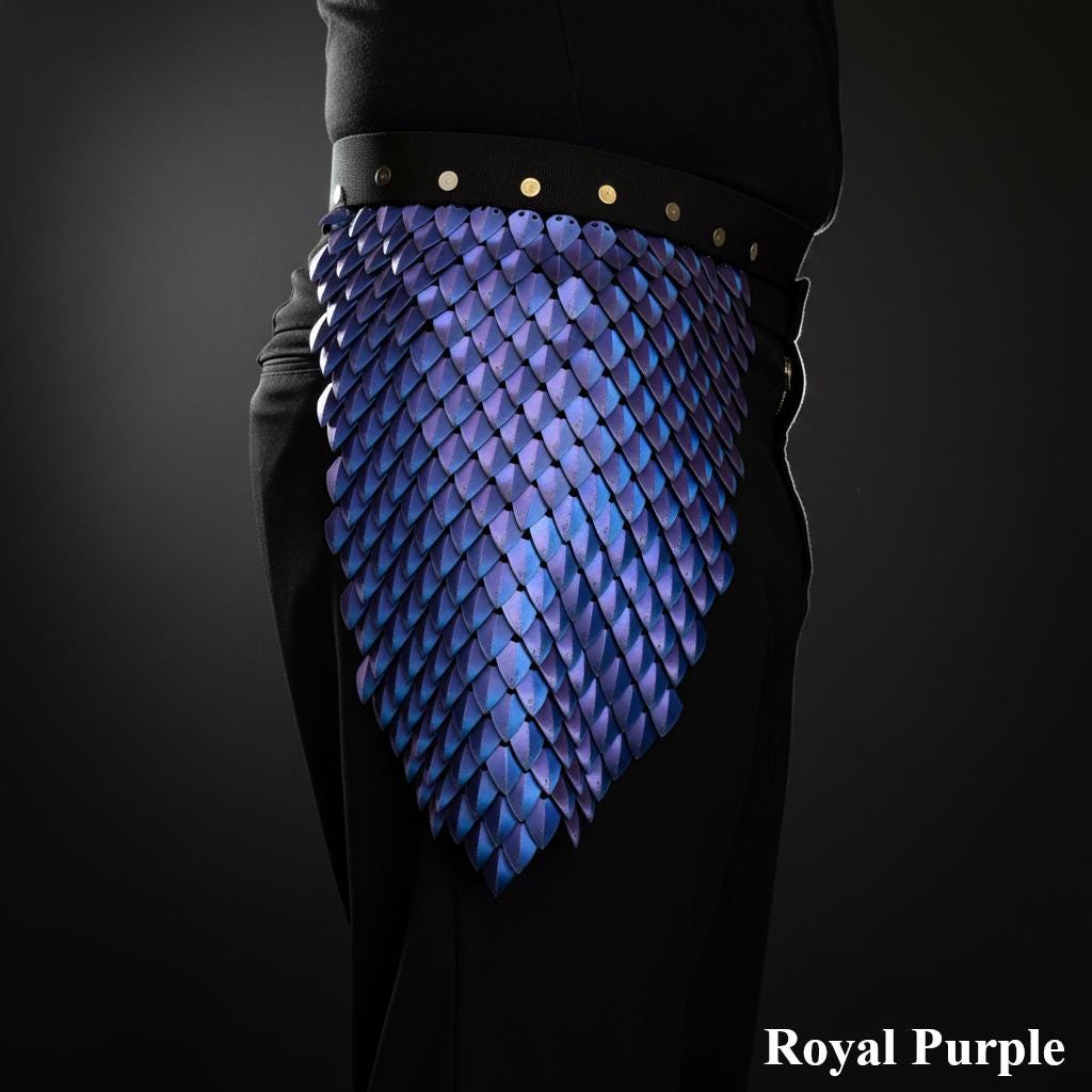 Dragon Scale Hip Armor Faulds | 3D Printed Cosplay Waist Armor - Etsy