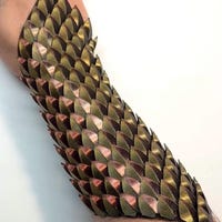 Dragon Scalemail Pauldron Shoulder Armor Collar Mantle -handmade ...