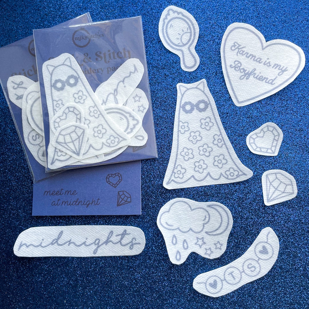 TS Midnights Taylor's Version Inspired Embroidery Stick and Stitch ...