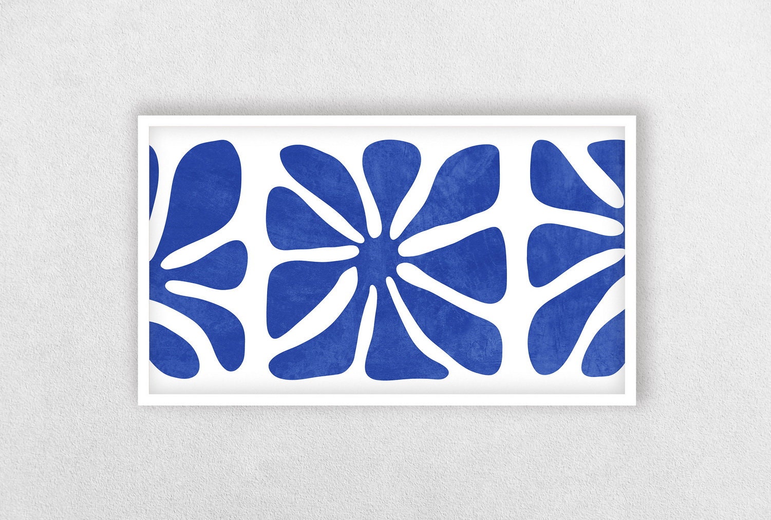 Blue Frame TV Art Abstract Art for Samsung Frame TV - Etsy