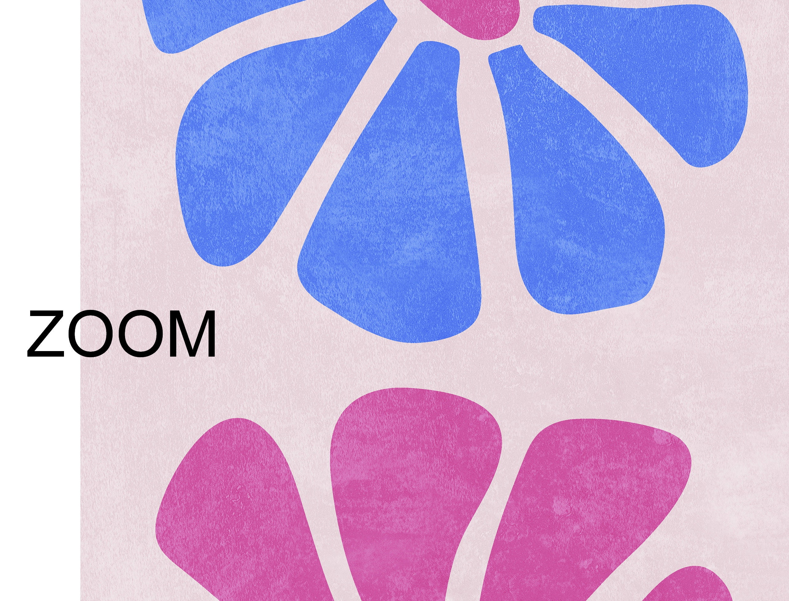 Pink and Blue Wall Art Set of 3 Prints, Flower Market Wall Art, Matisse ...