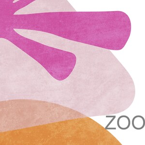 Mid Century Modern Wall Art Set of 3 Prints, Abstract Geometric Shapes ...