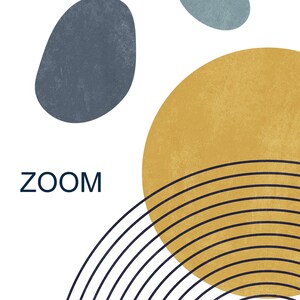 Mid Century Modern Wall Art, Abstract Arch Wall Art, Mustard Yellow ...