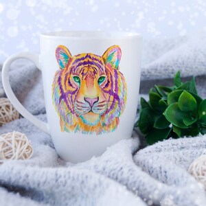 Tiger Sublimation Design PNG, Watercolor Tiger Download Digital Print ...