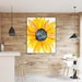 Watercolor Sunflower Print Set of 3 Posters Yellow Flowers 3 - Etsy
