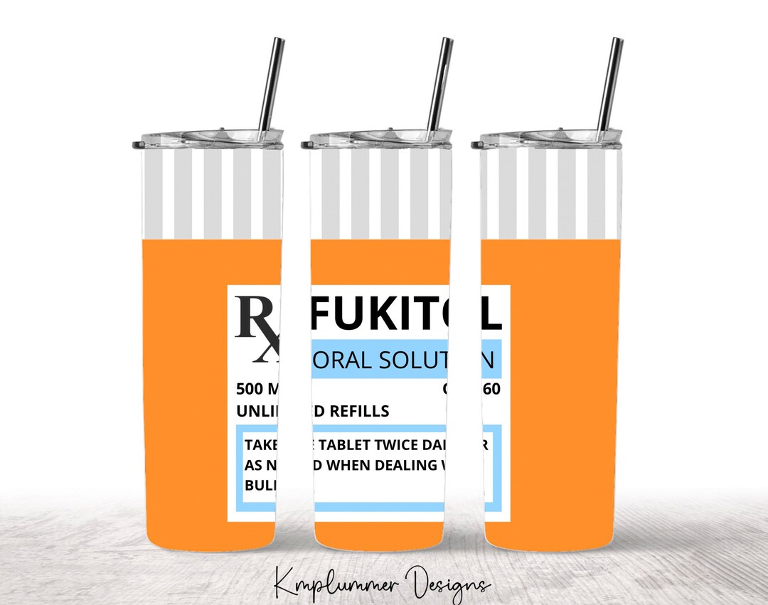 Fukitol 20oz Sublimation Tumbler Designs 9.2 X 8.3 Straight - Etsy