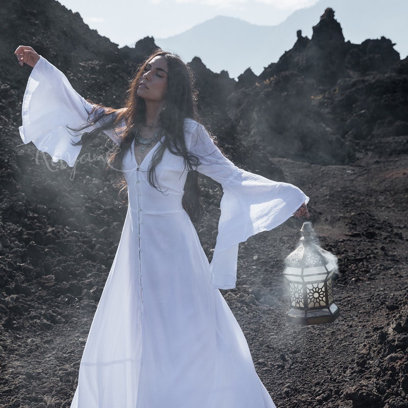 White Witch Dress - Etsy UK