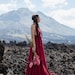 RED GODDESS DRESS ꧁kayame꧂ Greek Goddess Dress • Boho Wedding Dress ...