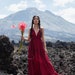 RED GODDESS DRESS ꧁kayame꧂ Greek Goddess Dress • Boho Wedding Dress ...