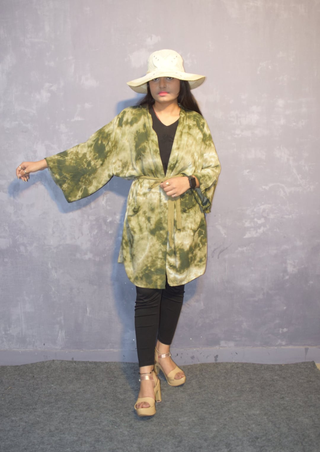 Handmade Hand-dyed Hand Robe Customized Limited Edition Bride, Kimono ...