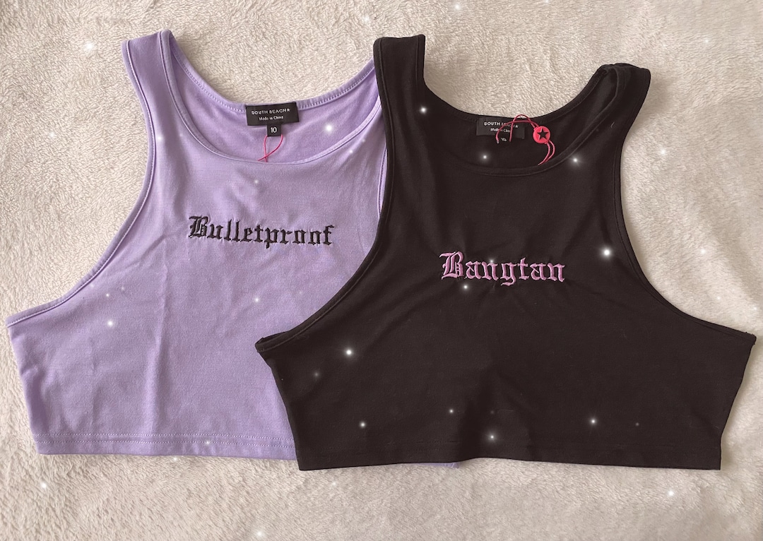 Bangtan and Bulletproof Crop Top Set - Etsy