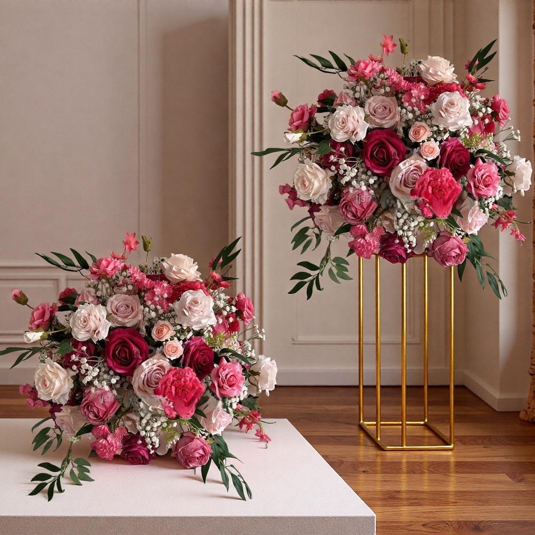 Artificial Flower Centerpiece Table Flower Ball Wedding Events Party ...