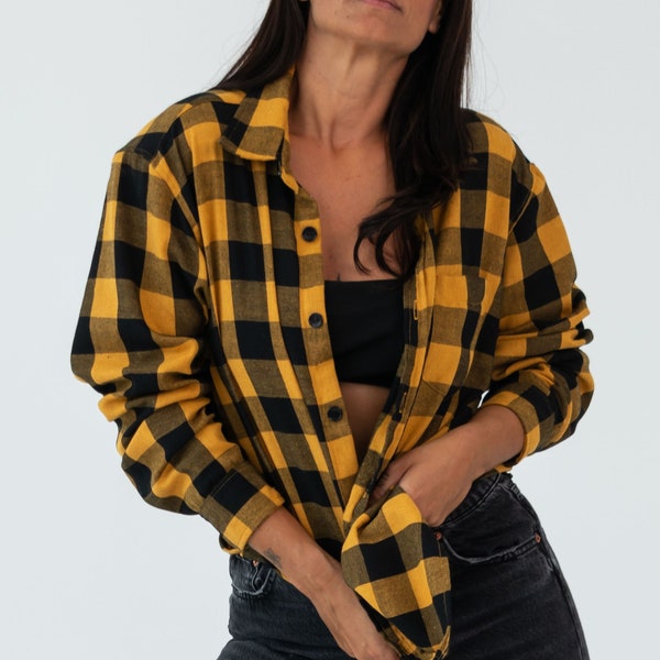 Check Pattern Shirt - Etsy