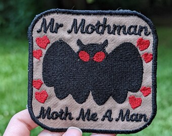 Mothman Patch - Etsy