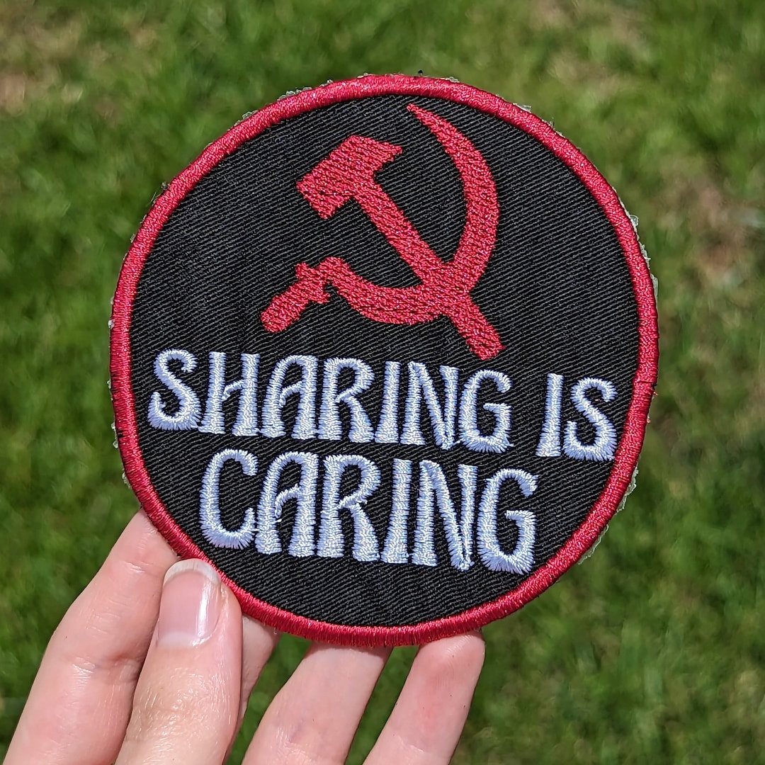 Sharing is Caring Patch [iron-on] - Etsy