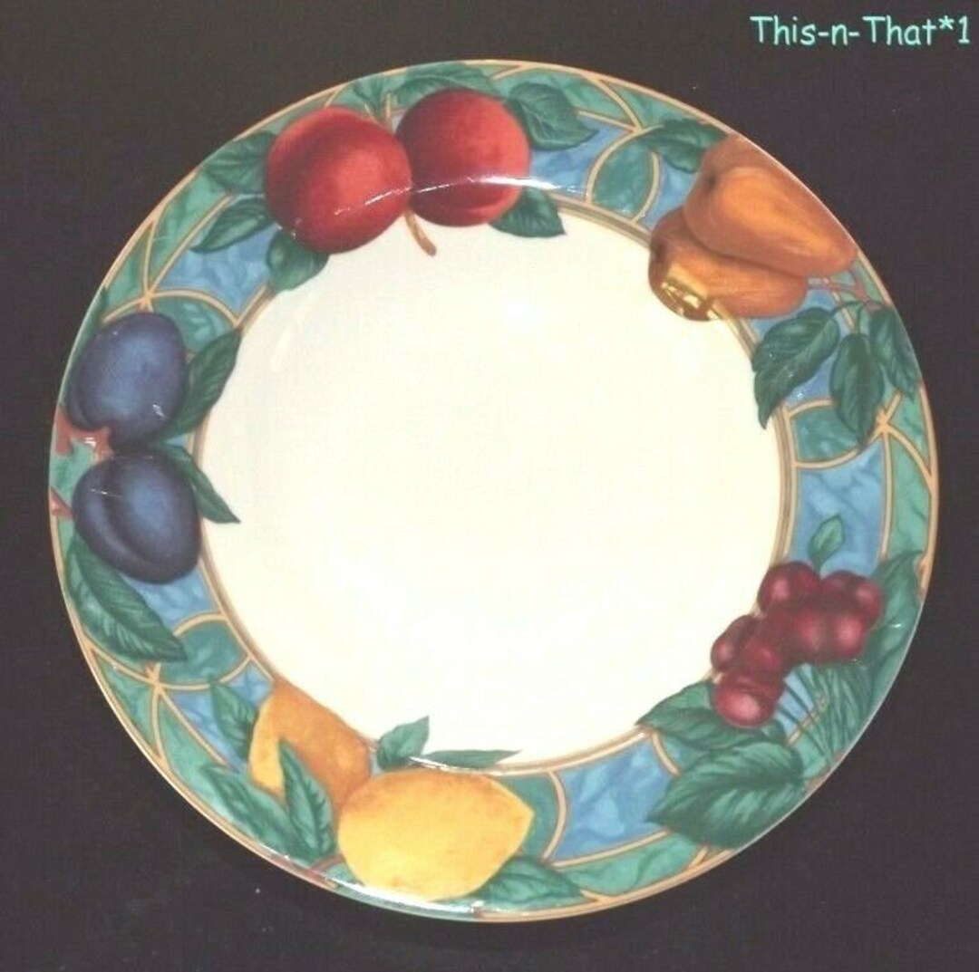 Victoria & Beale Cereal Soup Bowl Pattern Forbidden Fruit Dinnerware ...