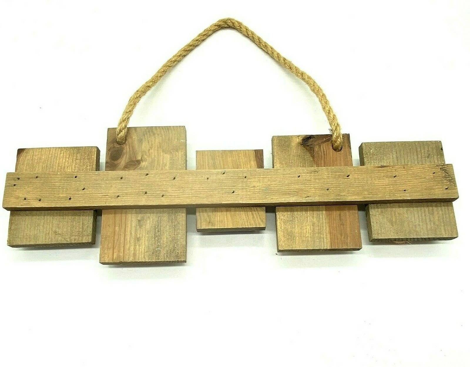 Wooden & Rope BEACH Sign Rustic Distressed 3D Wooden Hanging - Etsy