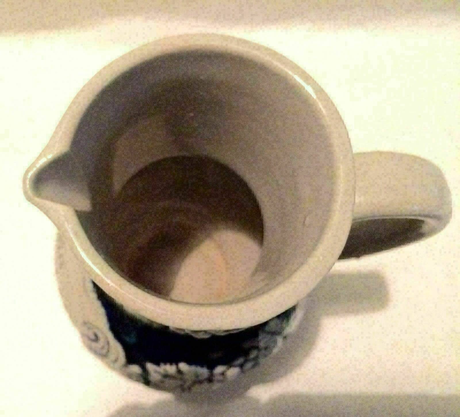 Vintage German Pottery Pitcher Grapes Leaves 5 Tall - Etsy