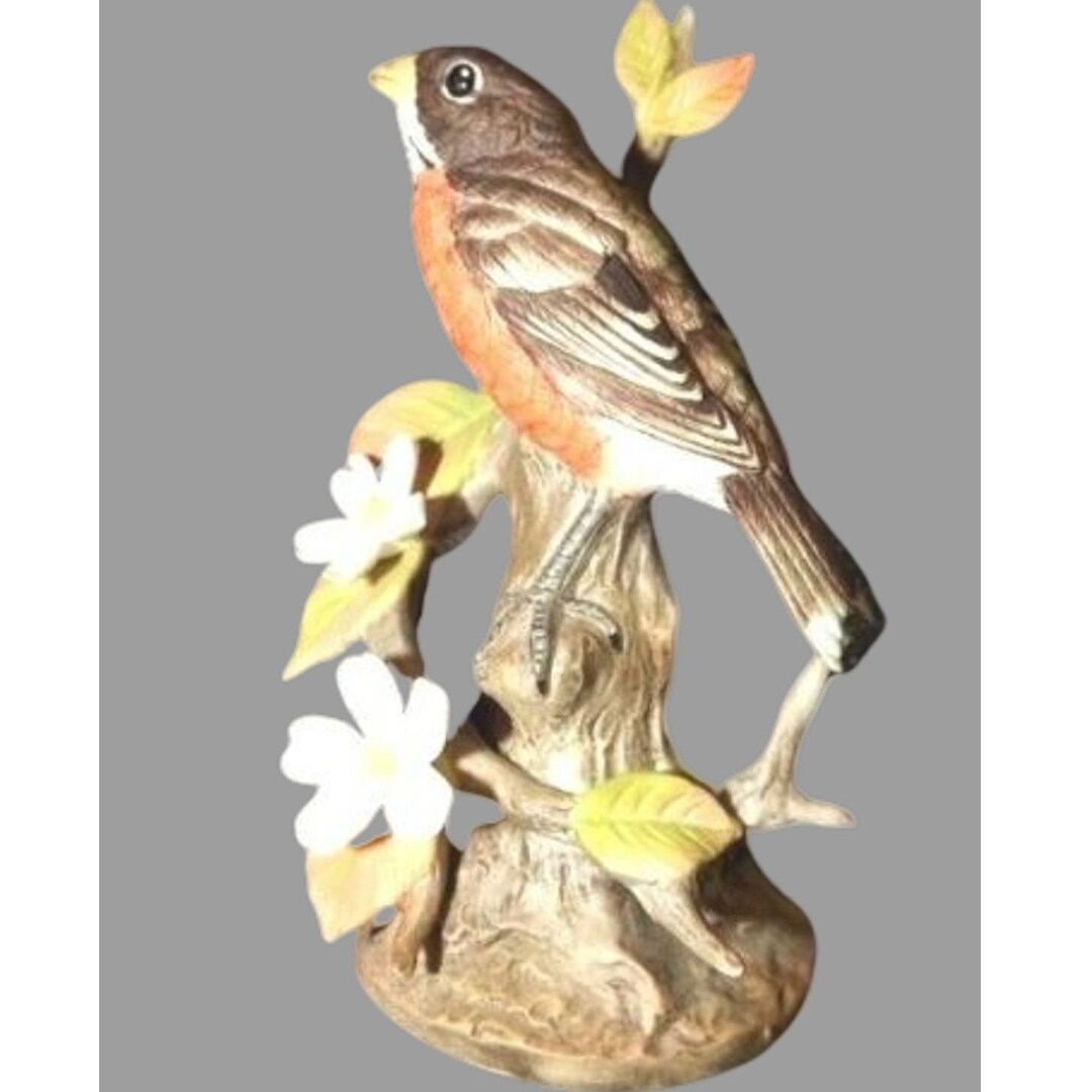 Vintage Lefton Bird "robin" Figurine Porcelain 1985 #04261 Signed ...