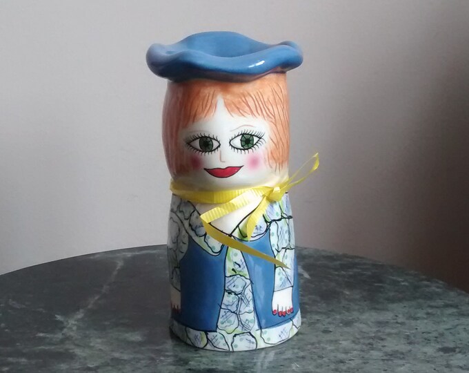 Art by Susan Paley GANZ Ceramic Jur Cap, Lady Fashion, Bella Casa, Girl ...