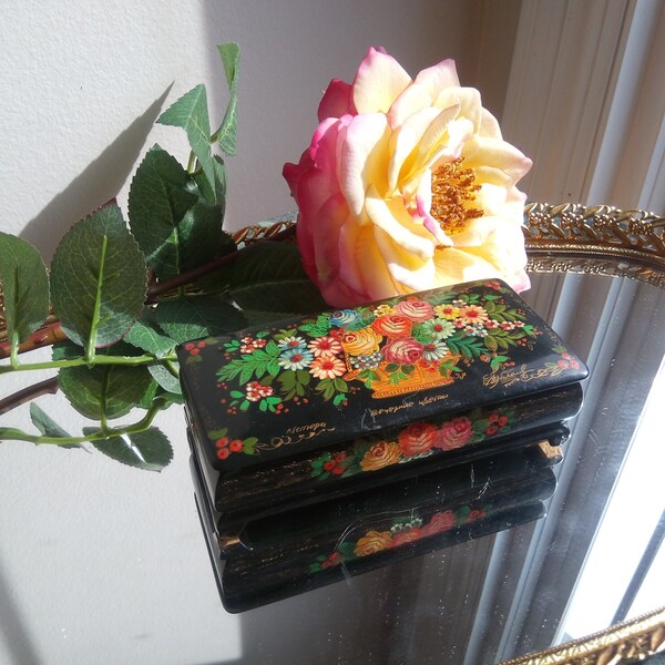 Russian Lacquer Box - Etsy