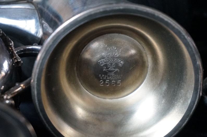 Vintage Old English Reproduction BP EP on Copper BM Mount - Etsy