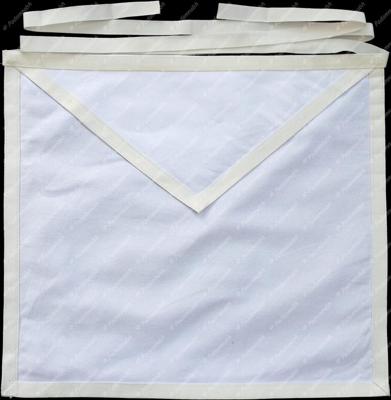 Masonic White Cotton Duck Cloth ENTERED APPRENTICE / CANDIDATE Apron - Etsy