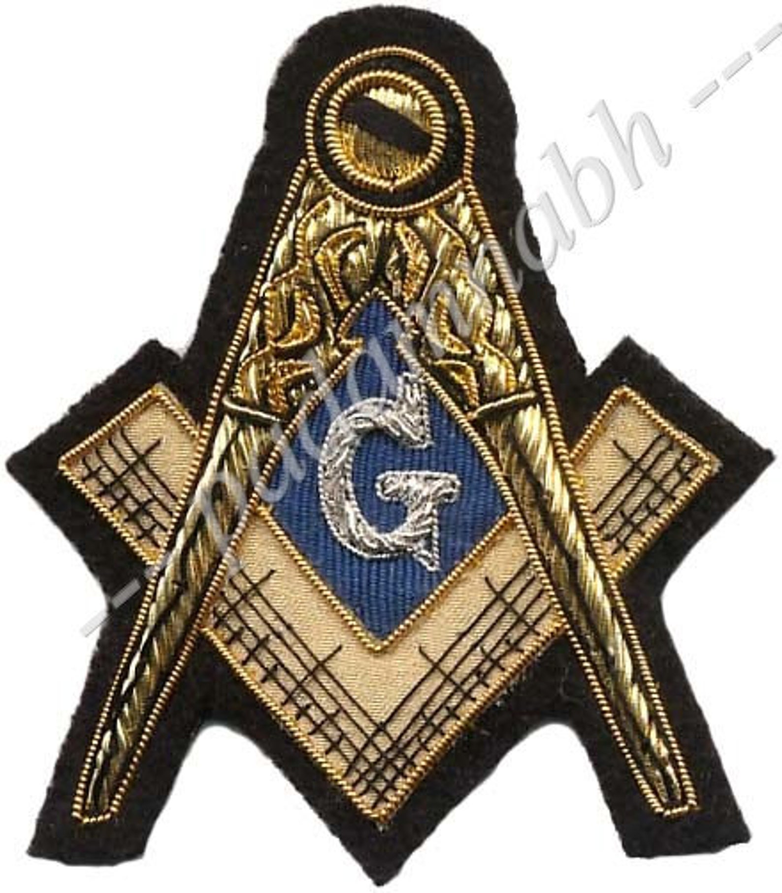 Masonic Master Mason Emblem Bullion Patch HAND EMBROIDERED - Etsy