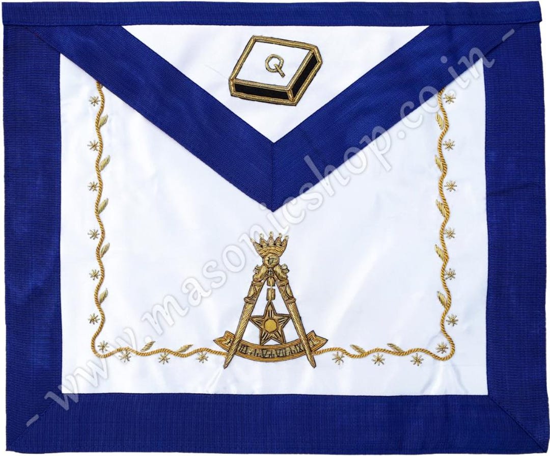 Masonic AASR Scottish Rite 14th Degree Apron Hand Embroidered - Etsy