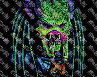 Predator Art Print - Etsy