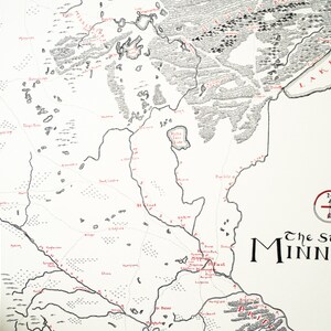 Minnesota Map Hand Drawn Fantasy Map for Home Decor - Etsy