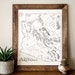 Virginia Map Hand Drawn Fantasy Map for Home Decor - Etsy