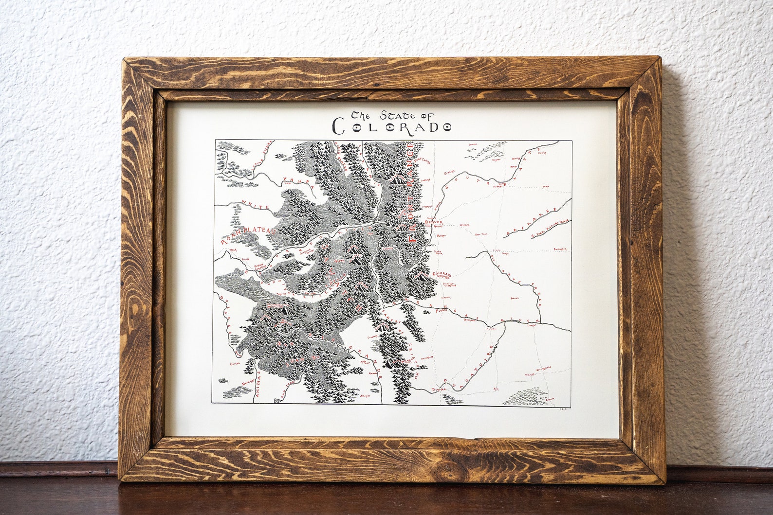 Colorado Map - Etsy