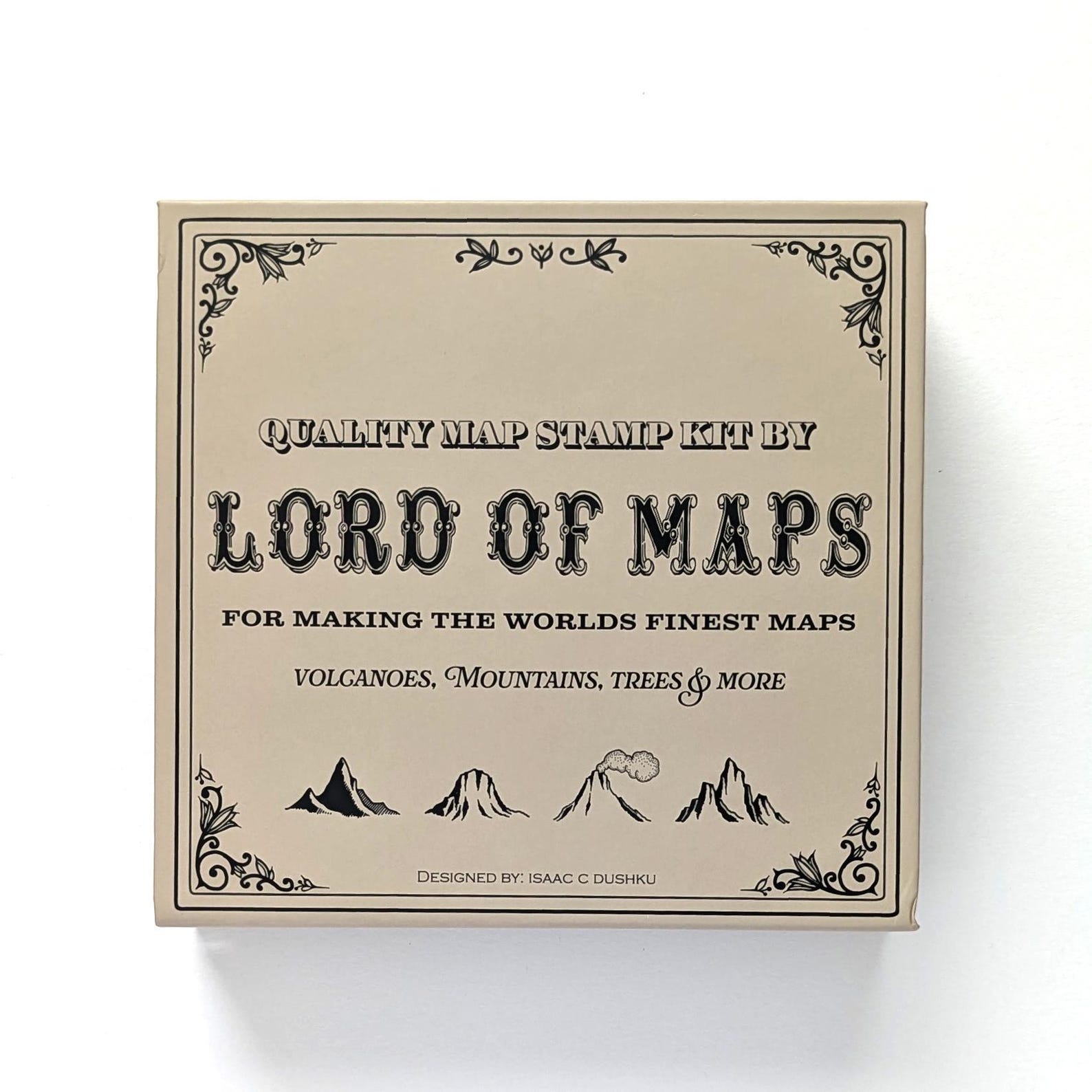 Fantasy Map Making Stamp Kit (16 Pieces) Original Lord of Maps Stamps ...