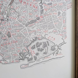 NYC Hand-drawn Vintage/fantasy Map - Etsy