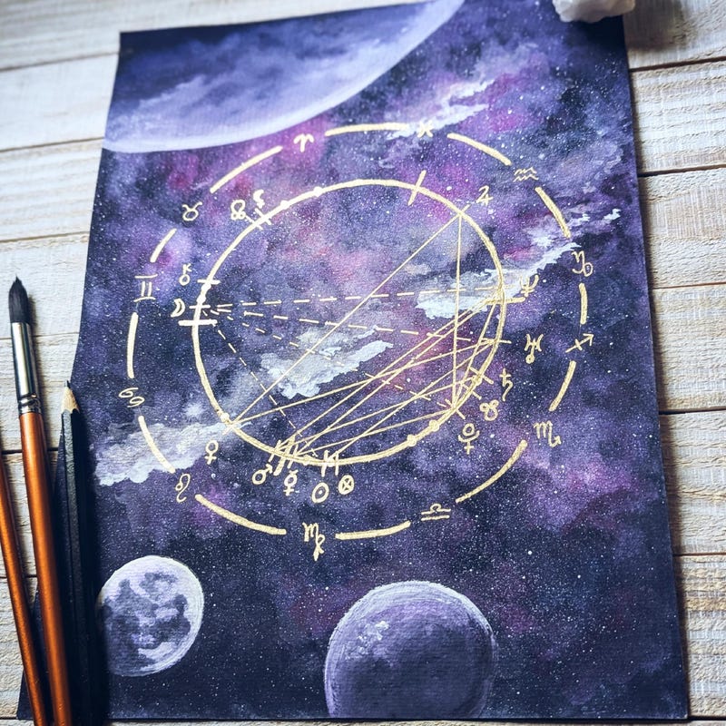 Astrology Painting - Etsy