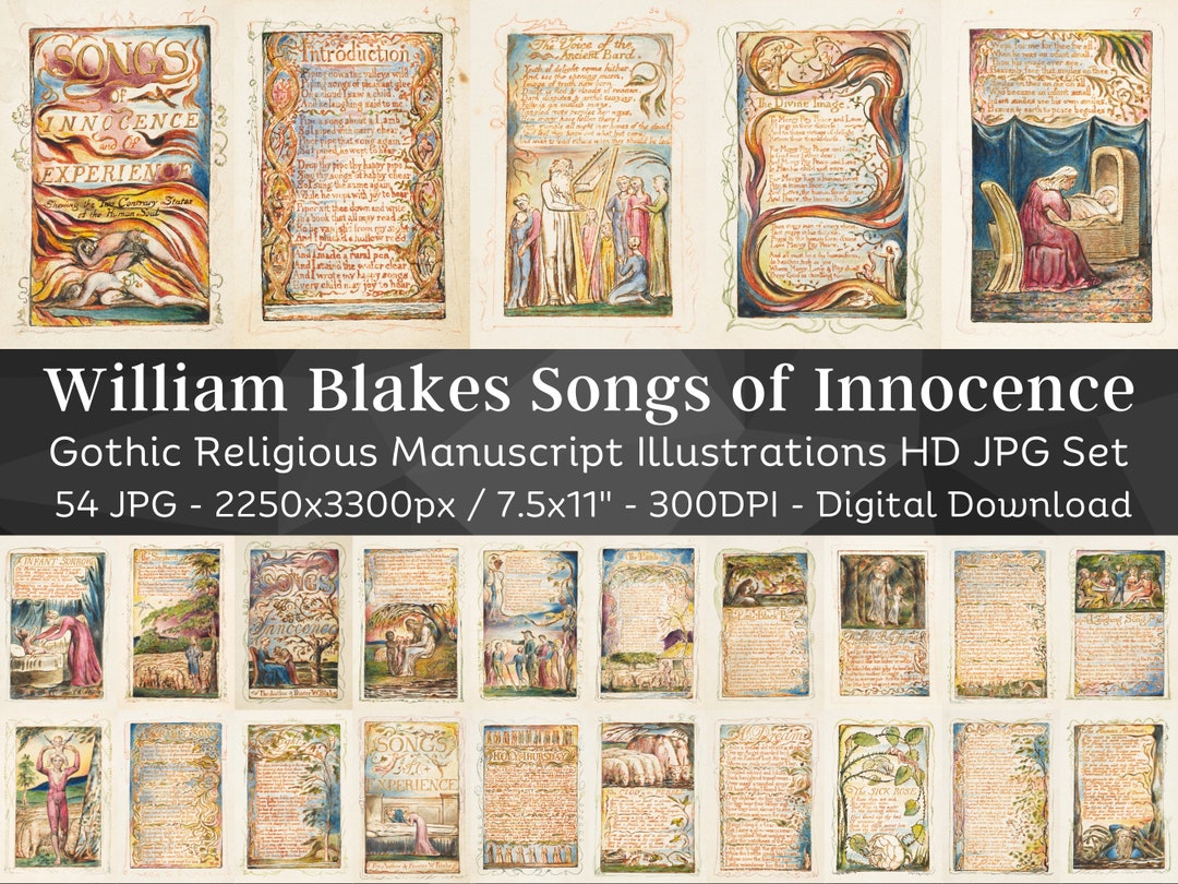 Songs of Innocence & Experience 54 Illustrated Poems by William Blake ...