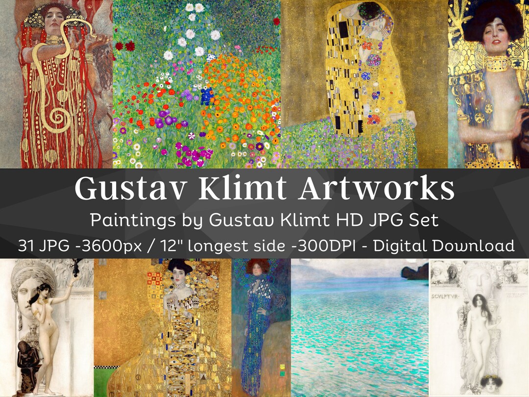 Gustav Klimt 31 Symbolist Masterpiece Illustrations | Mythology ...