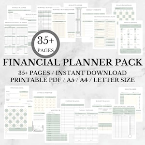 Budget Planner Printable Budget Binder Expenses Tracker Bill Debt ...