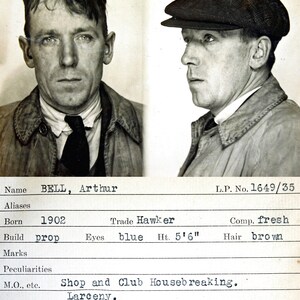 30 Vintage USA Criminal Mugshots HD Image V7 | Prison Mugshot Criminal ...