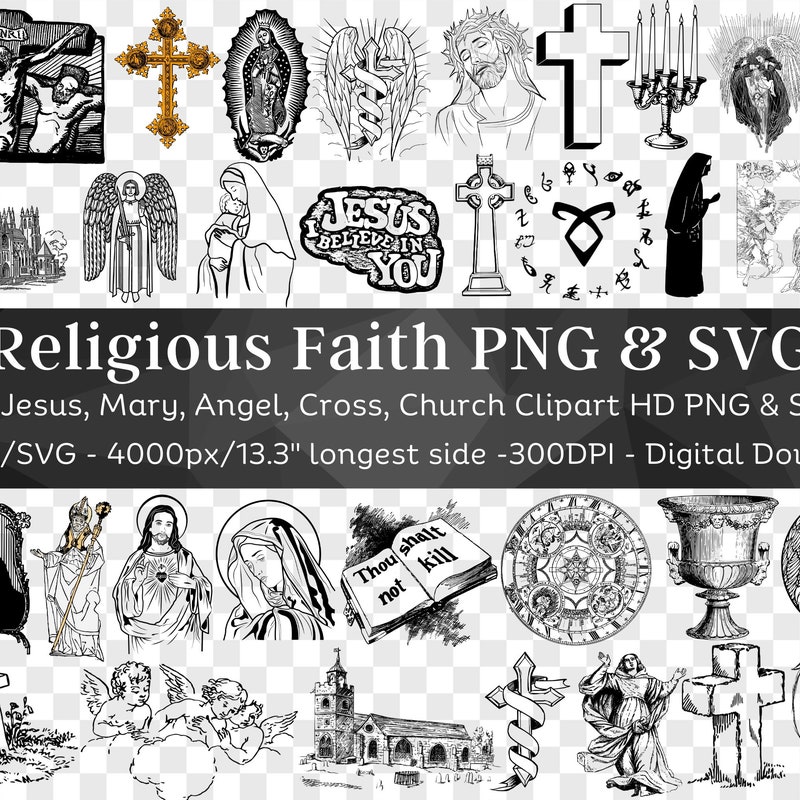 Catholic Svg - Etsy