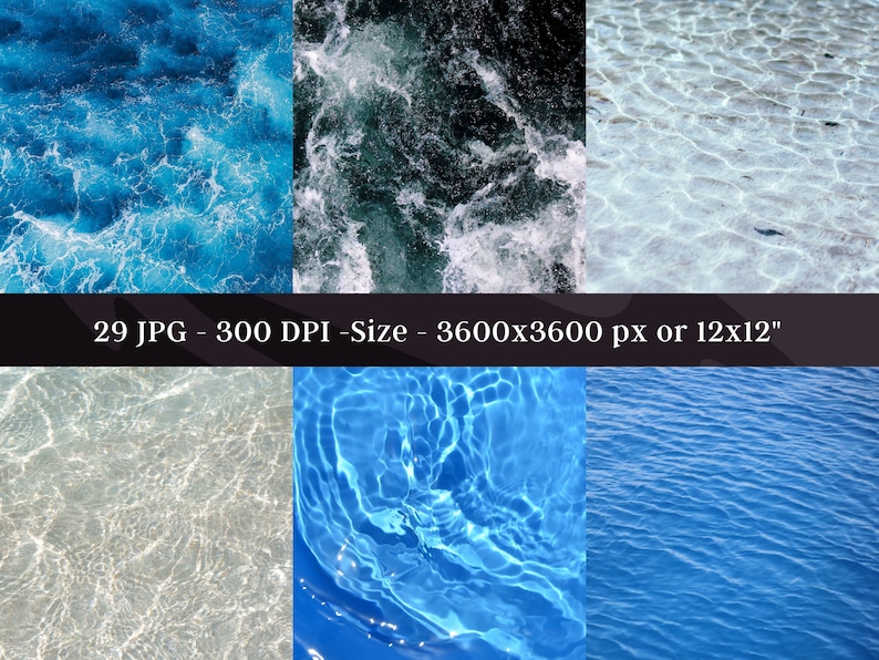 29 Digital Water Wave Bubble Texture Digital Water Paper - Etsy