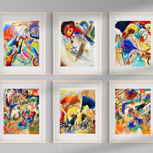 Wassily Kandinsky Abstract Geometric Artworks | 33 HQ Digital Image ...