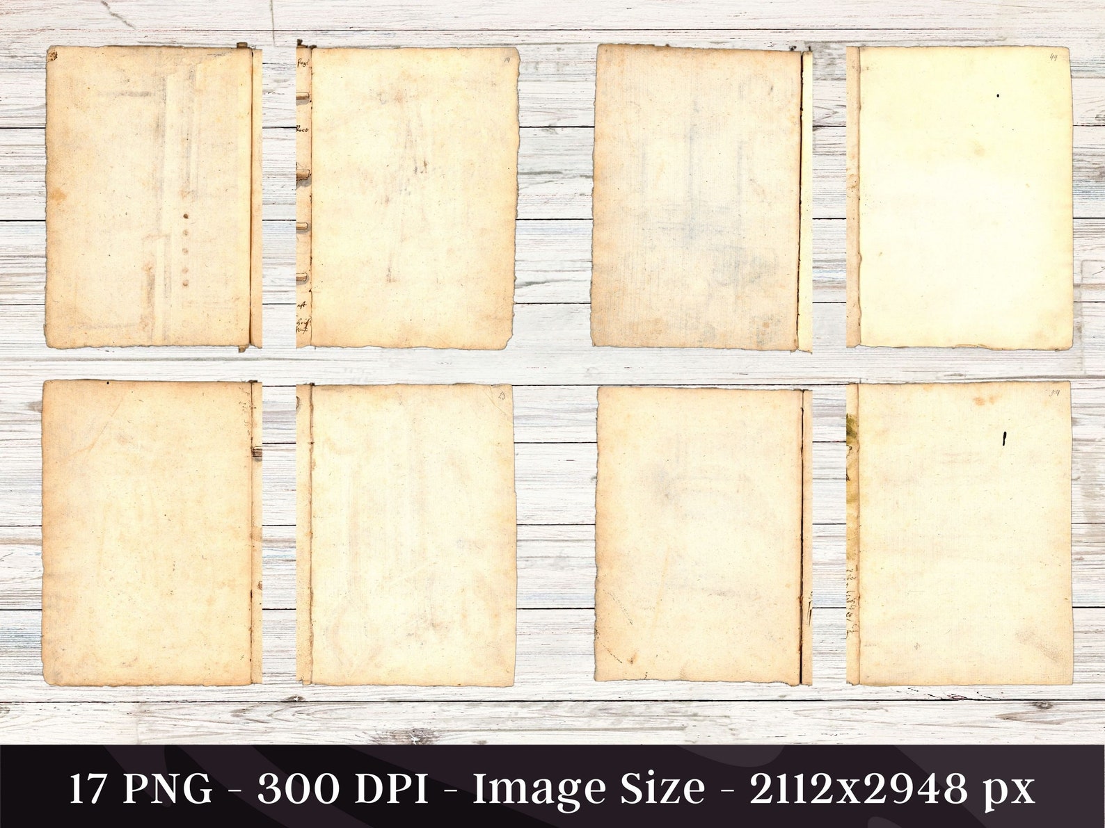 17 Vintage Codex Paper Texture Photoshop Overlay Aged Distressed ...