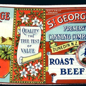 Vintage Can Labels Kit 84 HQ Digital JPG Bundle 1 | Retro Food Canister ...