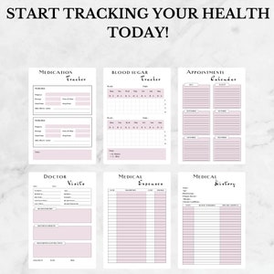 Medical Planner Printable | Medication Tracker PDF | Family Health ...