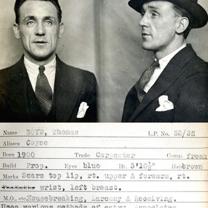 30 Vintage USA Criminal Mugshots HD Image V7 | Prison Mugshot Criminal ...