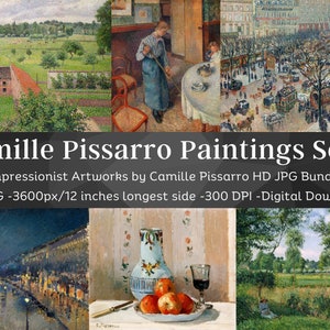 Camille Pissarro Paintings 30 HQ Printable Art Decor Set 3 | Classic ...