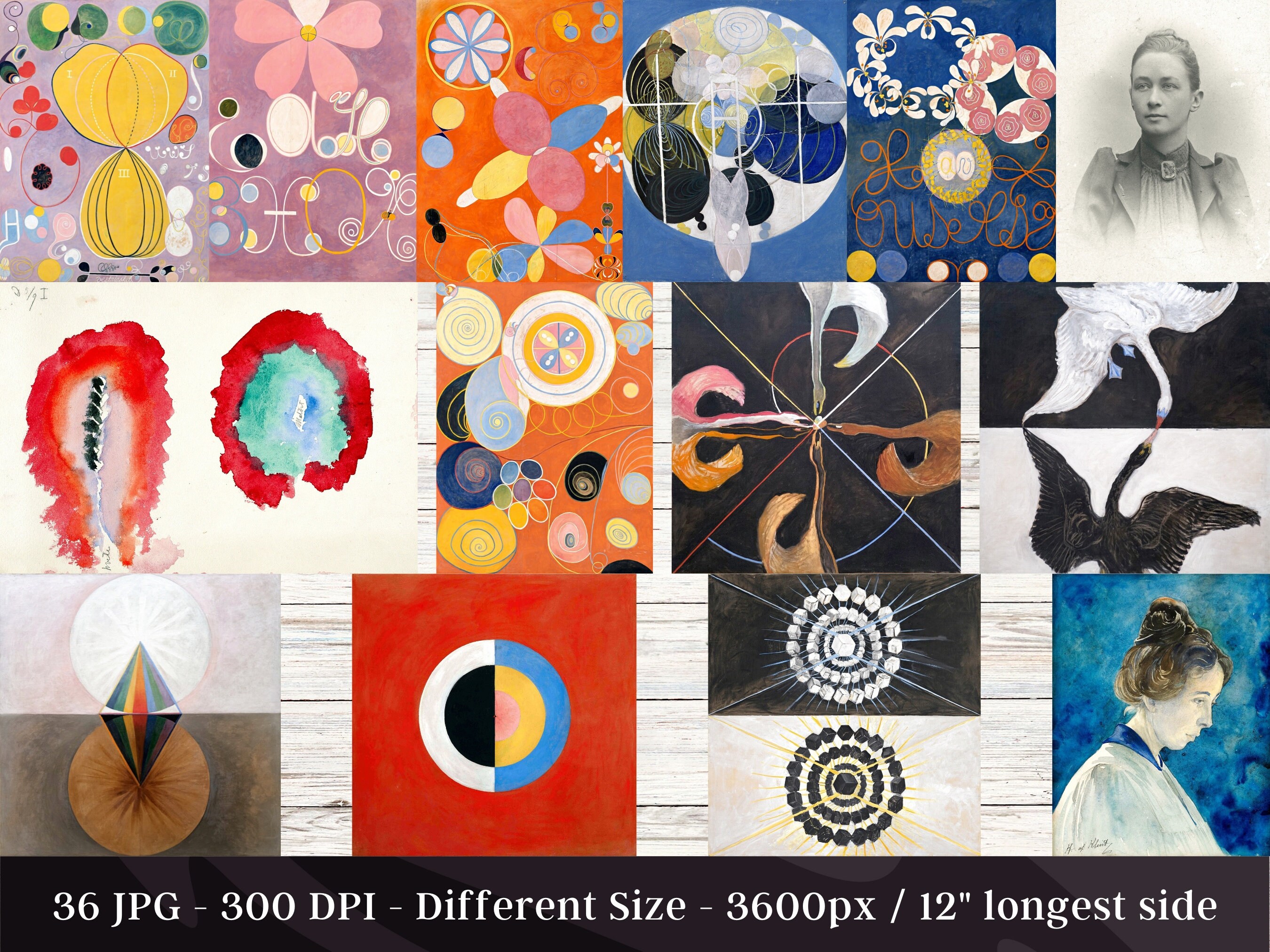 Hilma Af Klint 36 Abstract Mystical Paintings Spiritual Philosophical ...