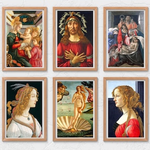 Sandro Botticelli 39 Renaissance Masterpiece Illustrations| Religious ...
